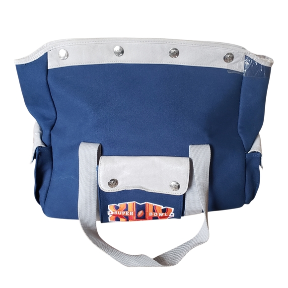 NFL | Bags | Nfl Superbowl Blue And White Tote Bag | Poshmark
